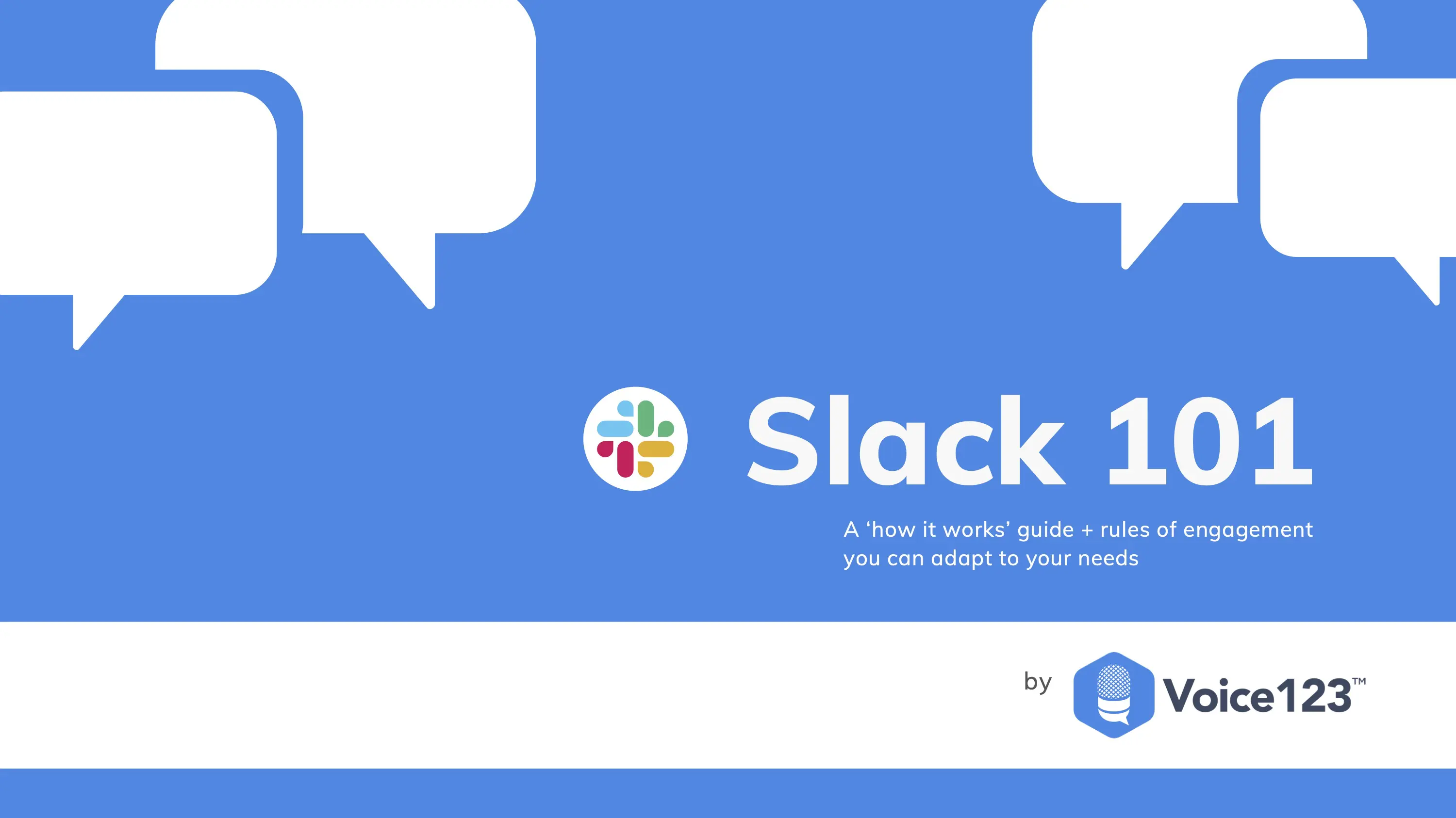 Slack 101 – Voice123 About