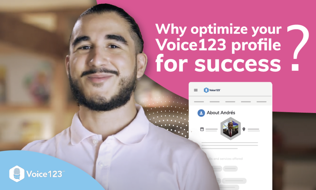 Voice123 Platform Education