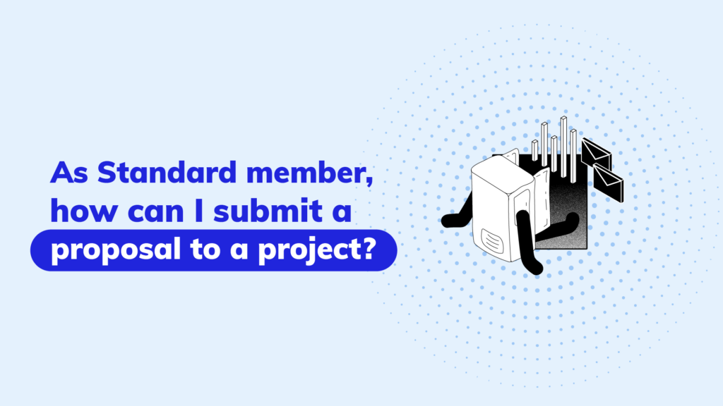 As a Free member, how can I submit a proposal for a project?