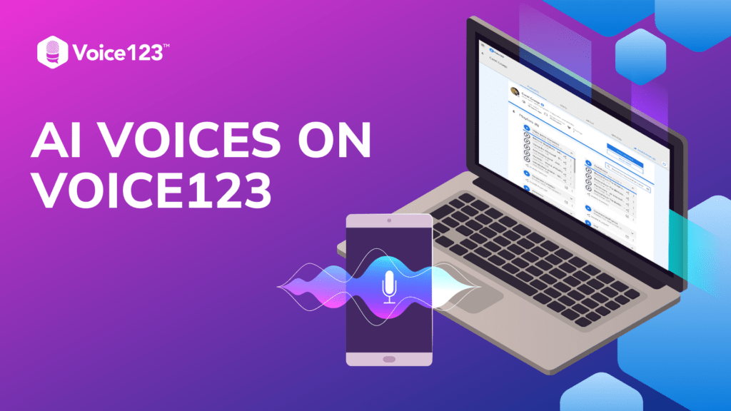 Create & Control your AI voice on Voice123, ethically and securely